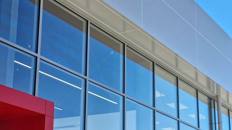 Tesla Wellington Showroom Premium Commercial Aluminium Joinery by UNO